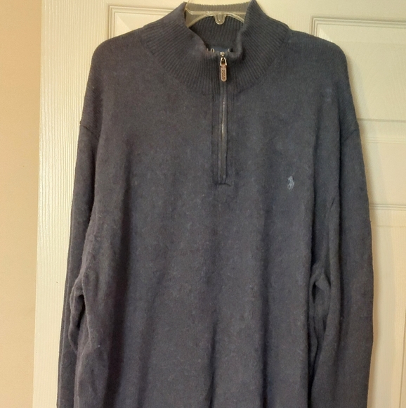 Polo Ralph Lauren | Sweaters | Mens Polo Sweater Size 4x Lt Dark Blue ...